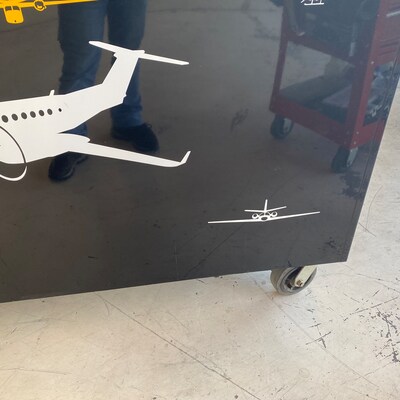 Boeing B737-800 Self Adhesive Decal/sticker Airplane Wall Art / Flight ...