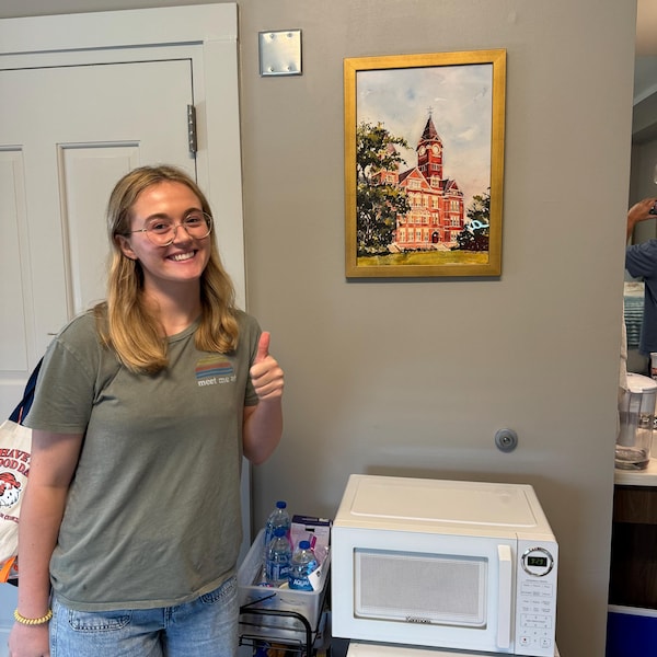 Clemson University Watercolor Print -graduation Gifts/ Clemson Notecard ...