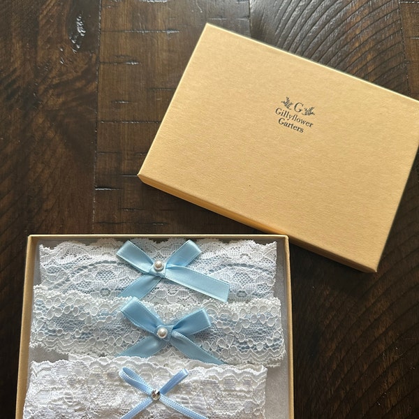 Something Blue Wedding Garter, Blue Bridal Garter, Blue Lace Wedding ...