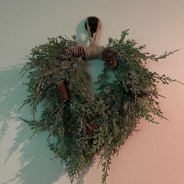 Snow Covered Cedar Berry Pick: Christmas Greens, Winter Wreath Supply ...