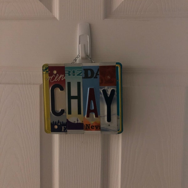 Personalized Boys Room Car Theme License Plate Name Art Sign, Boys Room ...