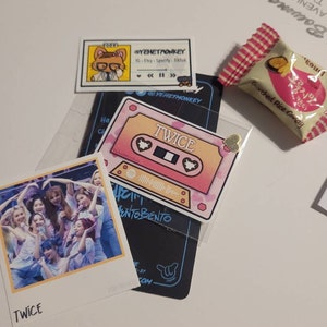 Kpop Groups Cassette Journal Stickers With Music Scan Code INDIVIDUAL ...