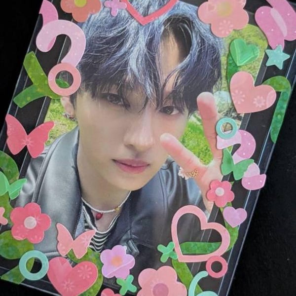 Decorated Toploaders, K-pop Deco, Kpop Photocard Toploader, Photocard ...