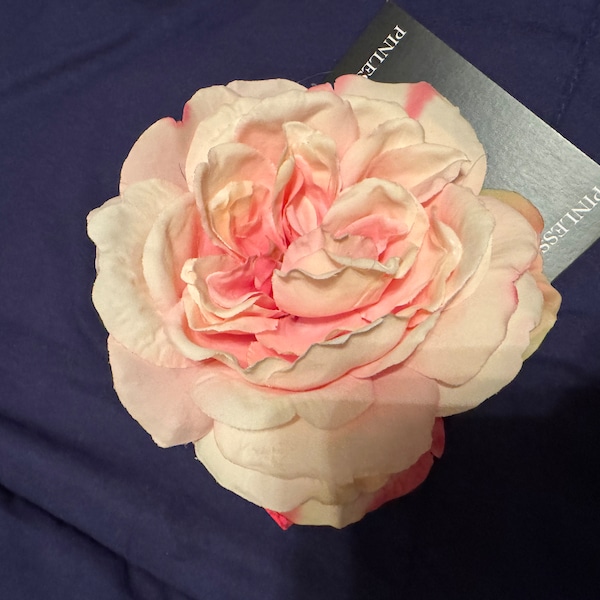 Magnetic Hold Feather Flower Pin,feather Flower Brooch 6-7” Large Black ...