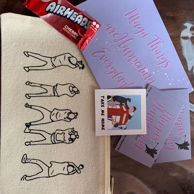 One Direction Tote Bag 1D Gift One Direction Merch 100% Natural Cotton ...