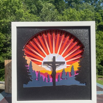 3D Child of God Heart Shadow Box Christian Shadow Box - Etsy