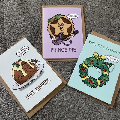 Funny Bruce Springsteen Cartoon Pun Christmas or Birthday Card A6 - Etsy UK