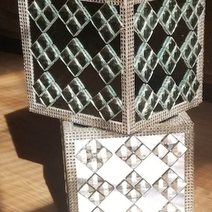 4.75" X 10 Yard Diamond Mesh Wrap Roll Crystal Rhinestone Sparkle Bling ...