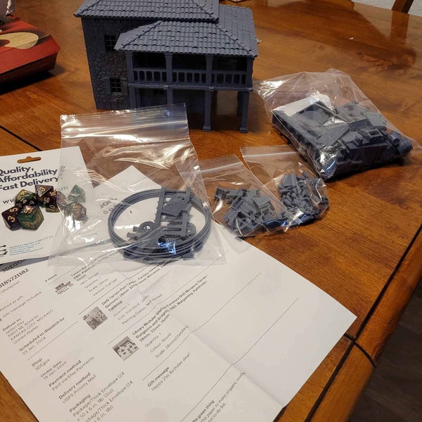 Dnd Terrain Port Tavern - Fantasy Dwarve Elves and Demons | 28mm 32mm ...