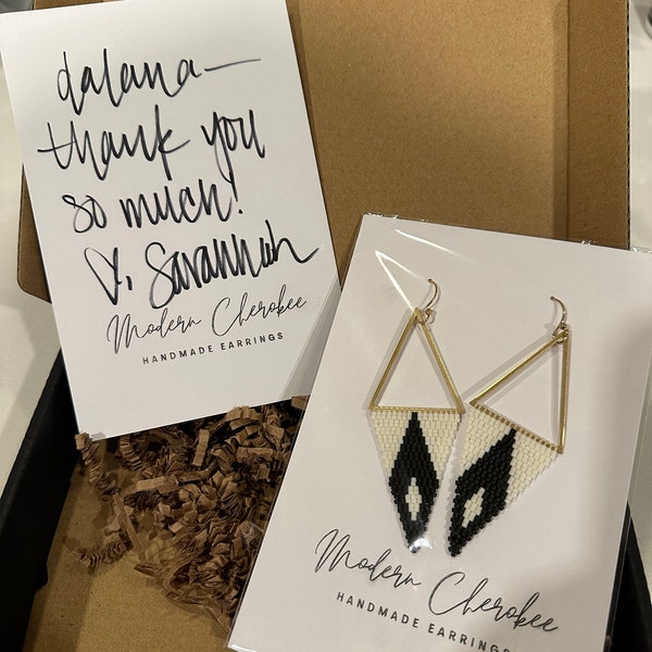 THE OSAGE // Beaded Earrings Beaded Fringe Earrings Native American ...