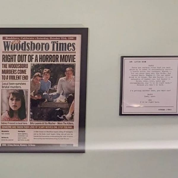 Rules to Survive a Horror Movie Print | Scream Movie Poster | Retro ...