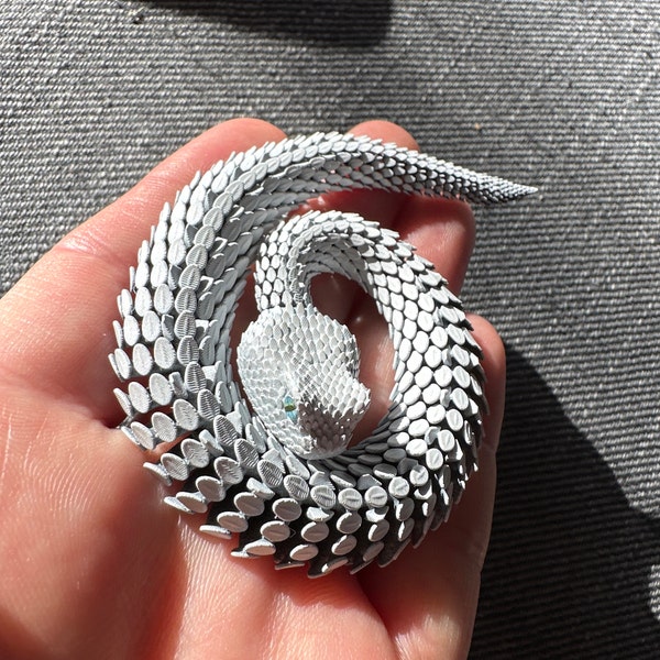 Snake Figure | Articulated Model Viper | Toy Animal | Small - Etsy