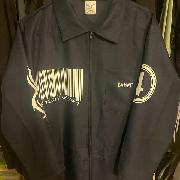 White Slipknot Barcode IRON ON - Etsy