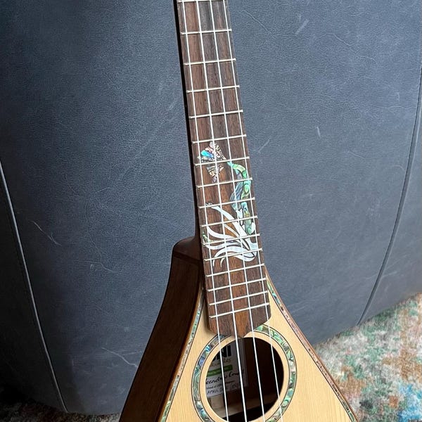 Ukulele Concerto Teardrop (bamboo) - Concert, Hand-crafted, Hand-made ...