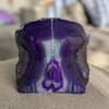 Extra Large Huge Amethyst Heart 19 Iron Base Purple Quartz Geode ...