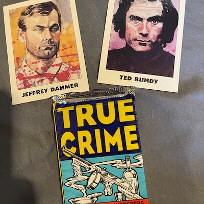 True Crime Series 1 Vintage Trading Cards. 1 Pack. 12 Cards per Pack ...