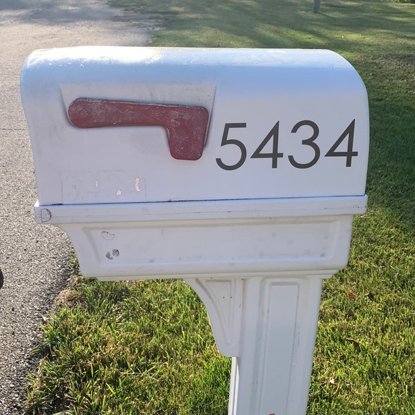 Reflective Mailbox Numbers, Reflective Mailbox Decals, Mailbox Decals ...