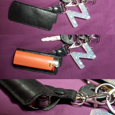 Lighter Holder, Keychain Lighter, Gift for Him, Smoker Accessory ...
