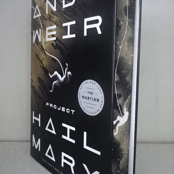 Project Hail Mary Special Edition by Andy Weir: Sprayed & Stenciled ...
