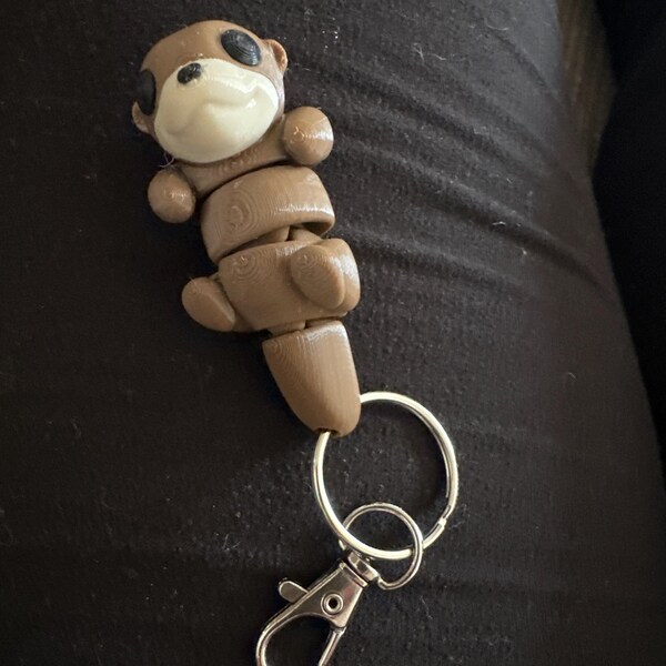 Stegosaurus Flexi Fidget Key Chain, Sensory Toy, 3D Printed Gift ...