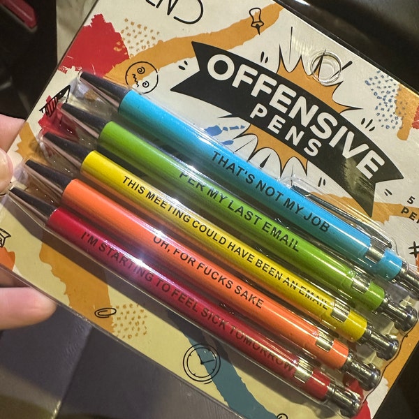 Offensive Crayons: Pot Pack, Funny Gag Gift, Sarcastic, Humor, Office ...