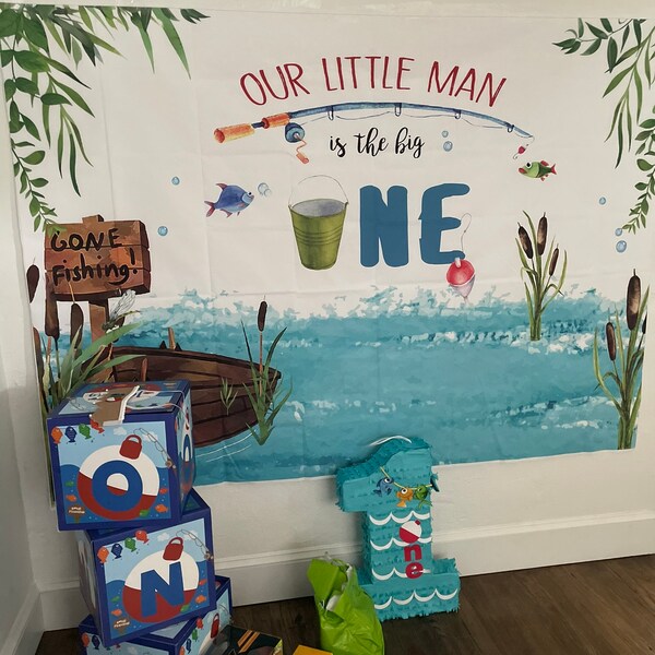 20'' Tall Number One Pinata Fish Theme - Etsy