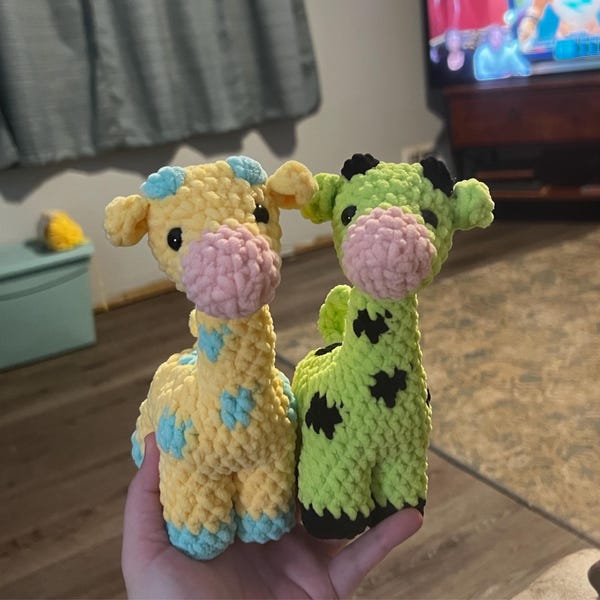 Low Sew Giraffe Crochet Pattern (crochet Giraffe Pattern, Amigurumi ...