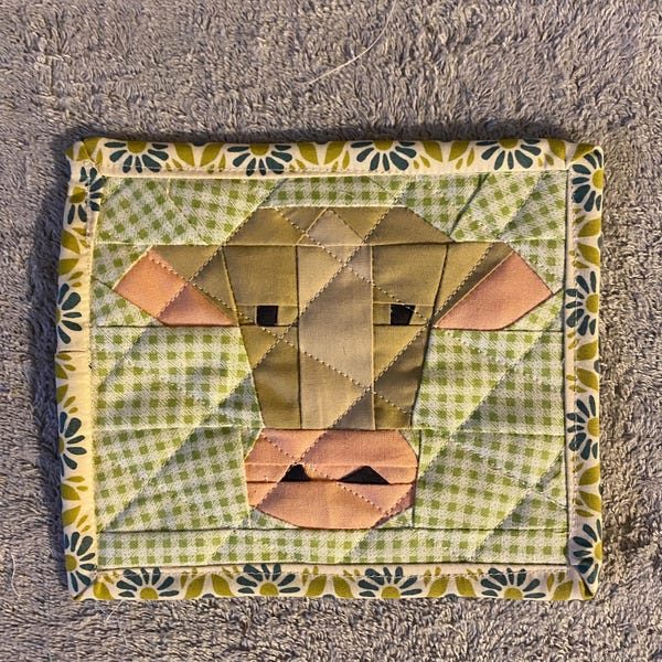 Cow Quilt Pattern / PDF Pattern / Foundation Paper Piecing / FPP ...