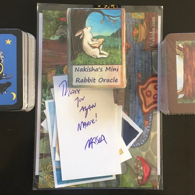 The Rabbit Tarot Deluxe Version Animal Art Card Deck - Etsy