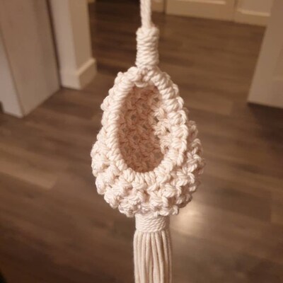 DIY MACRAME POD Pattern, Pdf Instructions Learn to Macrame, Air Plant ...