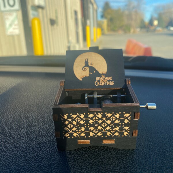 Nightmare Before Christmas Music Box: Plays "this is Halloween" - Etsy