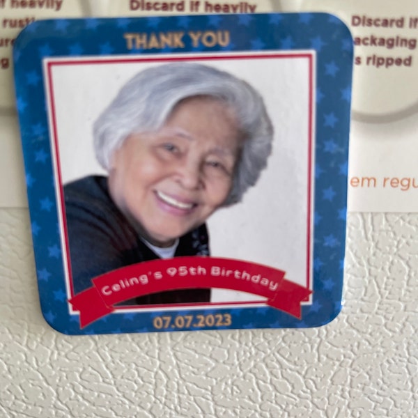 Thick Photo Magnets, Thank You Magnets, Personalized Wedding Favors - Etsy