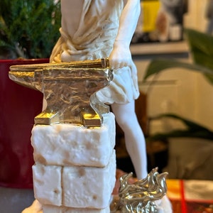 Greek Goddess Themis Statue Gold Colour Blind Lady Justice Sculpture ...