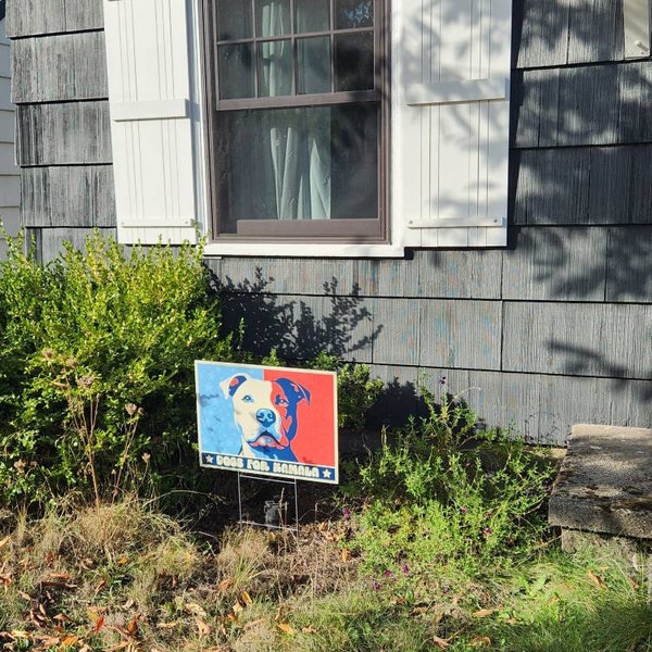 Dogs for Kamala Yard Sign, Dog Moms for Harris Sign, Dog Dads for ...