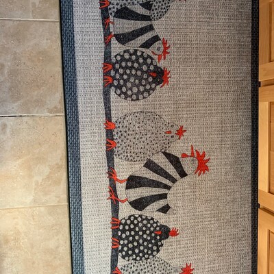 Chicken Kitchen Dining Room Runner Rug / Mat Non-skid Machine Washable ...