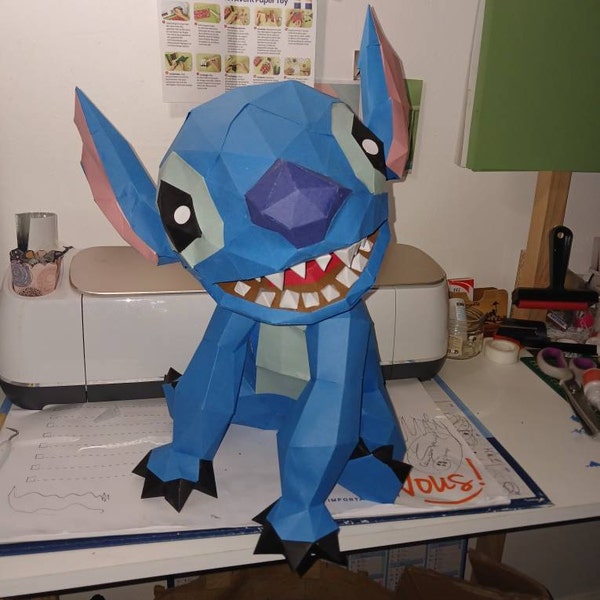 Papercraft Pooh Bear PDF, 3D SVG Cricut Template for Creating 3D Pooh ...