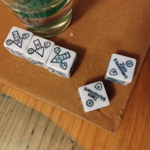 Battletech Movement Dice With Collector Tin ... Track Modifiers ...