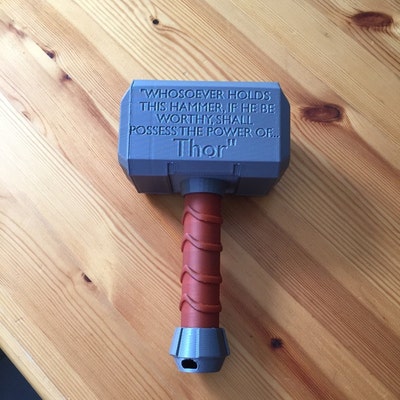 Thor Inspired Personalized Baby Rattle Viking Style Toys Toy Hammer ...