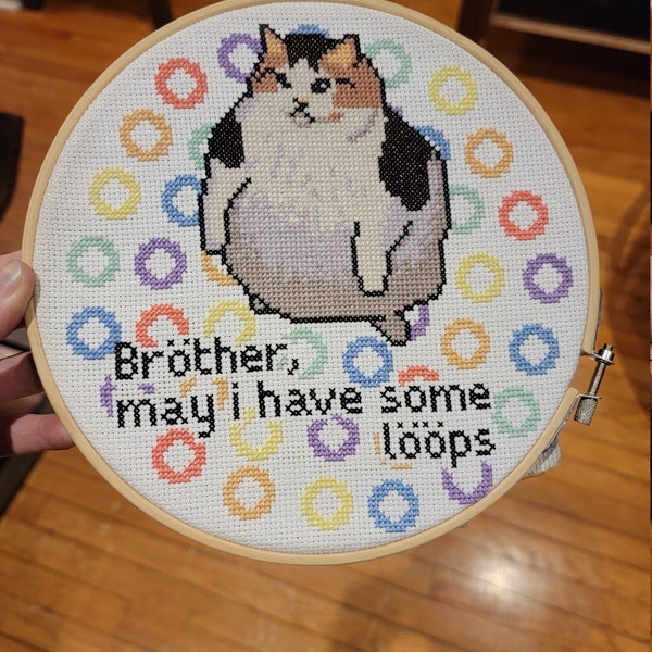 Brother May I Have Some Loops - Cat Meme - Funny, Modern, Subversive ...