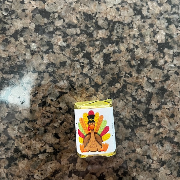 60 Thanksgiving Turkey Candy Bar Wrappers Favors - Etsy
