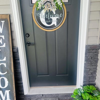 Front Door Decor If You Hear Me Yelling Know I Already Said It Nicely ...