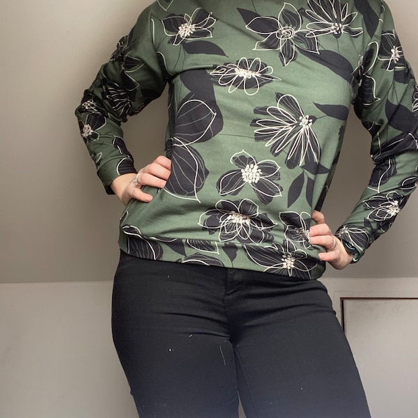 PATTERN Basic Sweatshirt for Women, Sewing Pattern, Digital, Pattern ...