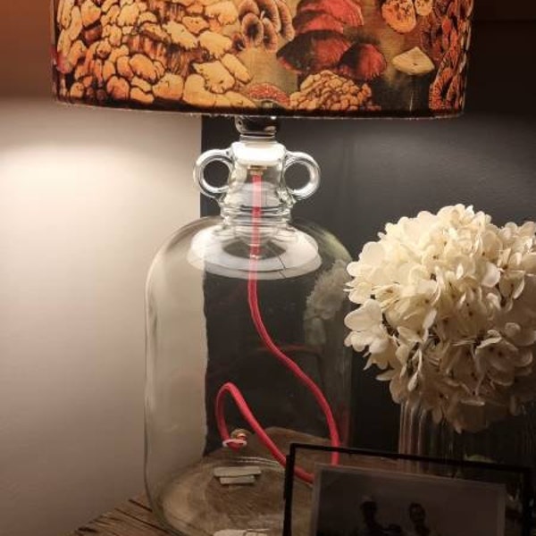 Handmade Demijohn Bottle Lamp - Etsy