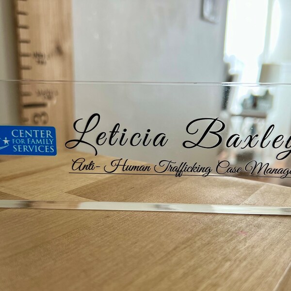 Personalized Name Plate, Custom Office Name Sign, Name Plate for Desk ...