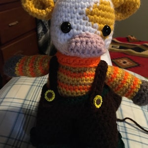 Sunflower Cow Crochet Pattern - Etsy