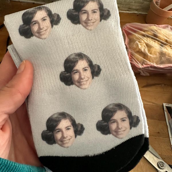 Custom Face Socks, Personalized Photo Socks, Picture Socks, Face on ...