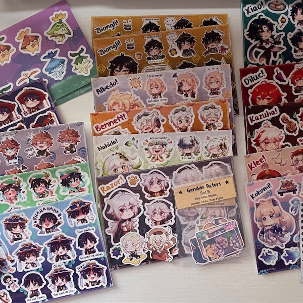 Honkai Star Rail HSR Passenger Train Vinyl Waterproof Stickers (sets ...