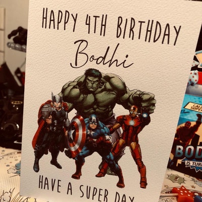 Personalised Space Birthday Card, Cards for Her, Girls Birthday, Age ...
