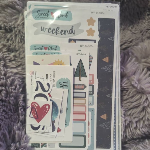 Sticky Note Stickers for Planners or Journals - Large and Small Sticky ...