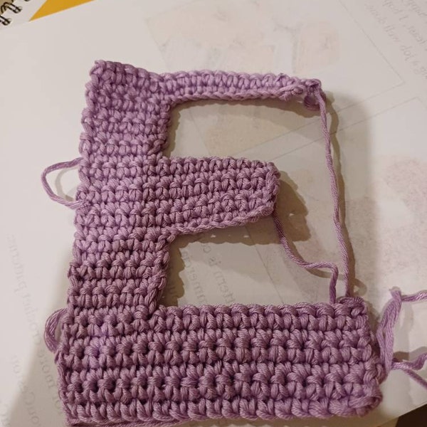 Letter E Crochet Pattern, Stuffed Amigurumi Capital Letters, Crochet ...